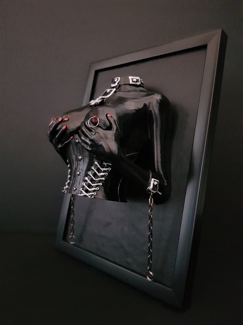 Mrs Bdsm 3d Art Sculpture Bondage Erotic Chained Fetish Etsy