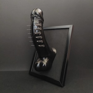Needle Play Fetish 8 Inch Penis 3D Art Sculpture Phallus Statue BDSM ...