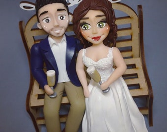 Clay Bride and Groom | Etsy