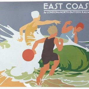 Tom Purvis East Coast the London and North Eastern Railway Art ...