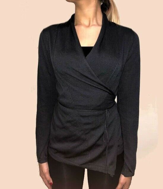 White and Grey Wrap Around Sweater Cardigans | Etsy