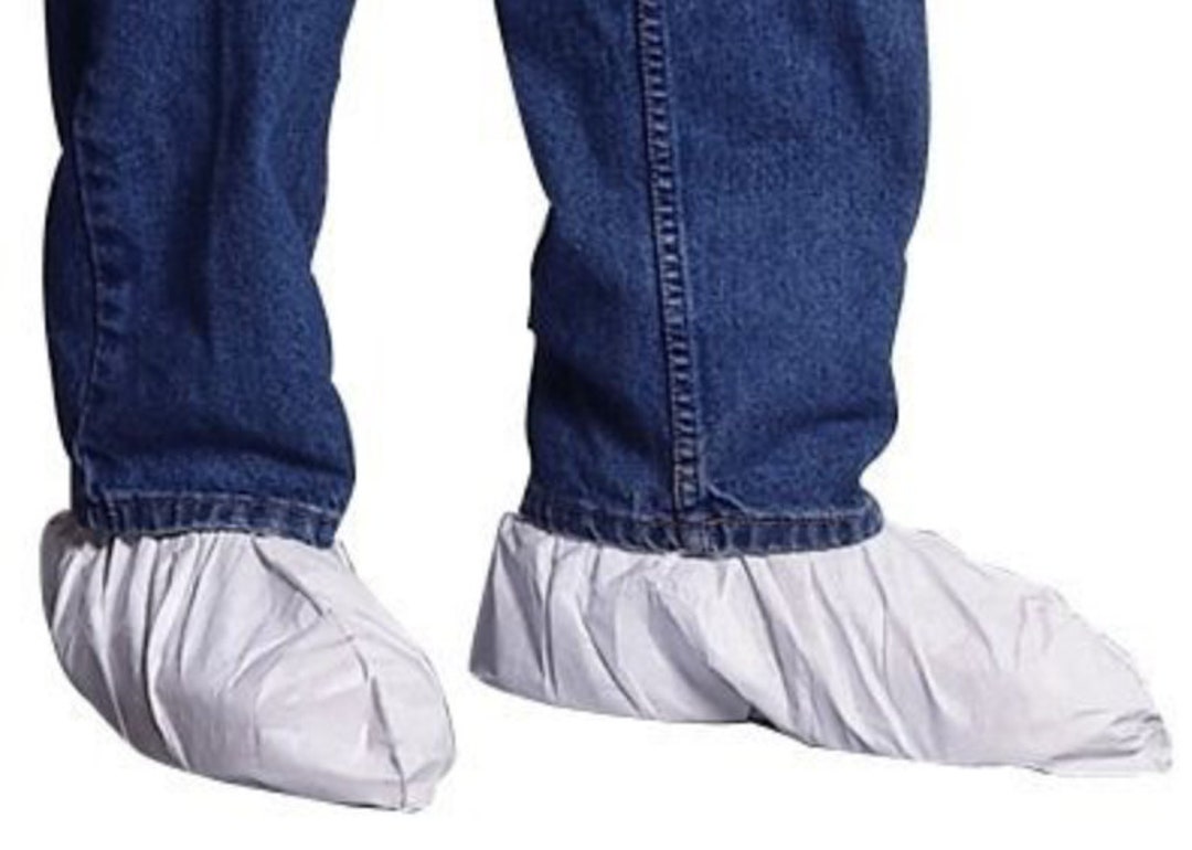 5 Pairs Lg / Xl 10 Covers Tyvek Protective Elastic Ankle Shoe Cover - Etsy