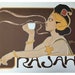 Henri Meunier Rajah Coffee 1897 Vintage Ad Art Reproduction Lithograph ...