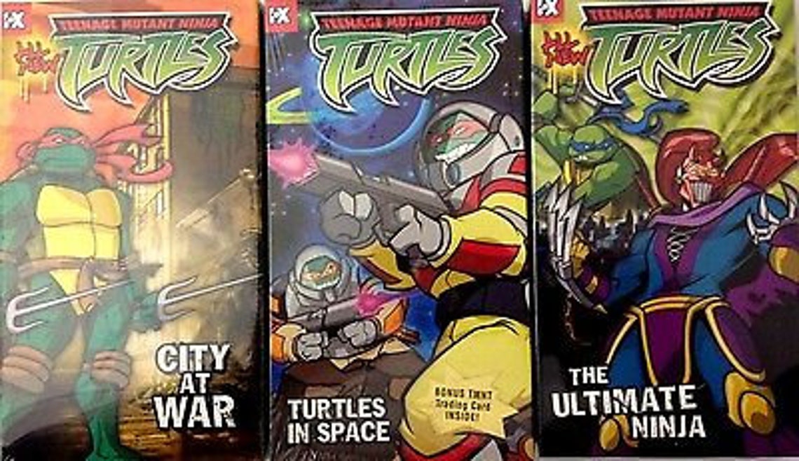 3 Sealed Classic Collectable Teenage Mutant Ninja Turtles VHS | Etsy