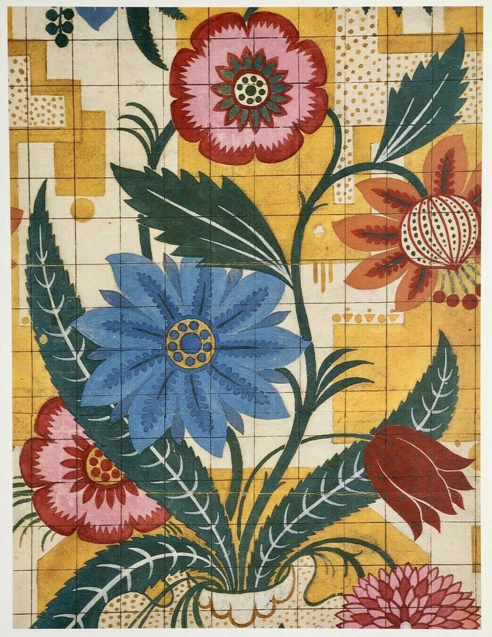 James Leman Silk Design 1706/7. Fine Art Reproduction Quality - Etsy