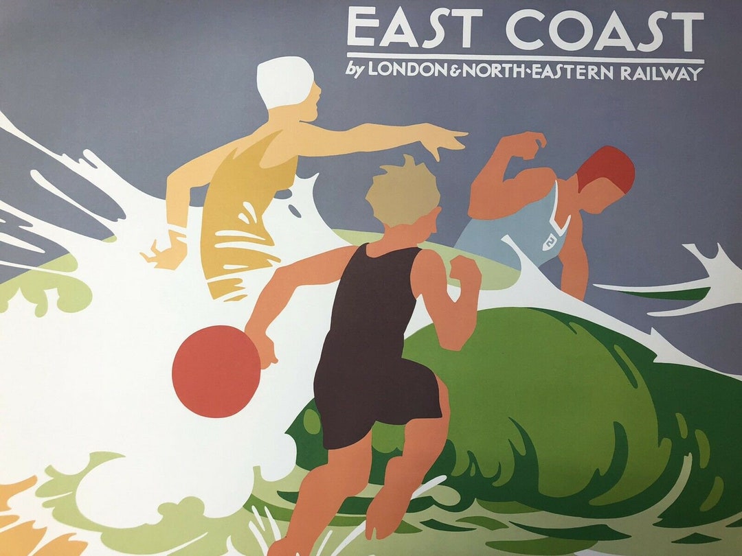 Tom Purvis East Coast the London and North Eastern Railway Art ...