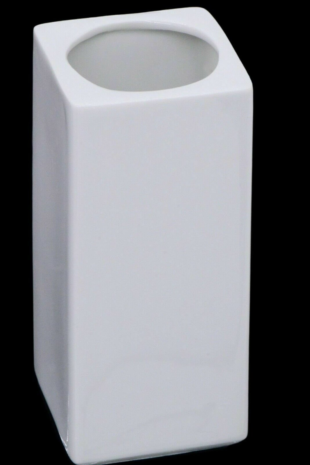 Chamart Limoges France White Porcelain Rectangular Vase - Etsy