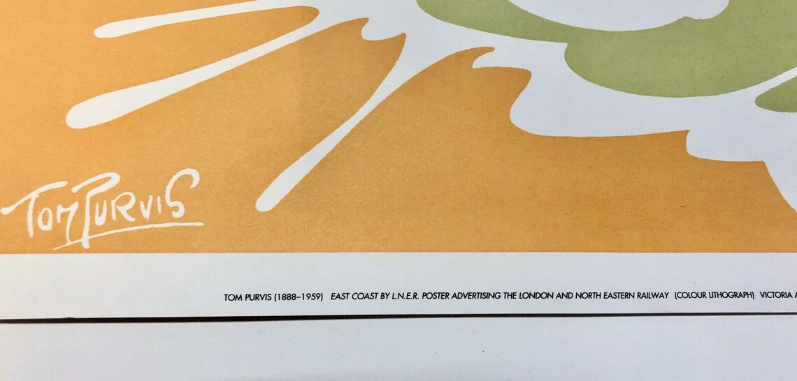 Tom Purvis East Coast the London and North Eastern Railway Art - Etsy