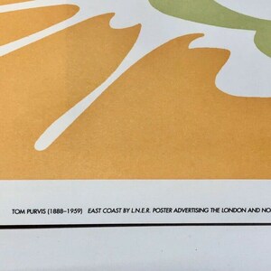 Tom Purvis East Coast the London and North Eastern Railway Art ...