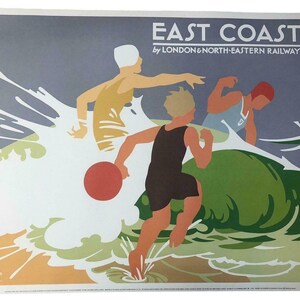 Tom Purvis East Coast the London and North Eastern Railway Art ...