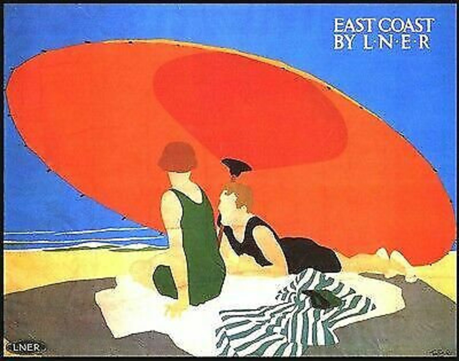 Tom Purvis East Coast L.n.e.r Color Lithograph 22" X 28" Poster_france ...