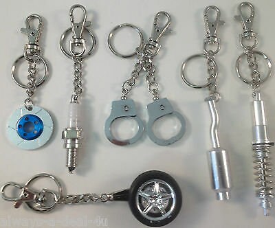 Key Chain Key Ring_muffler Shock Rotor Spark Plug Tire - Etsy