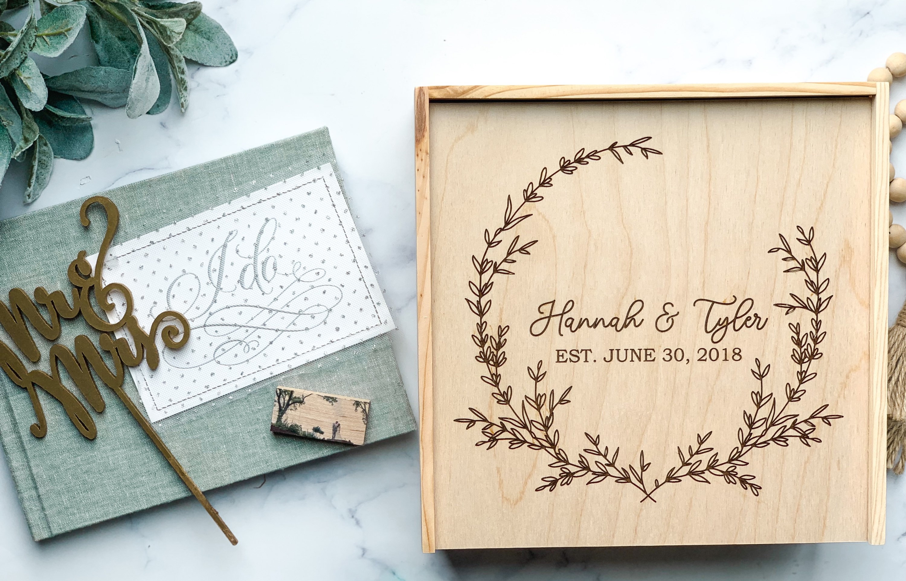 Large Wood Memory Box Photo Box Engraved Keepsake Box - Etsy