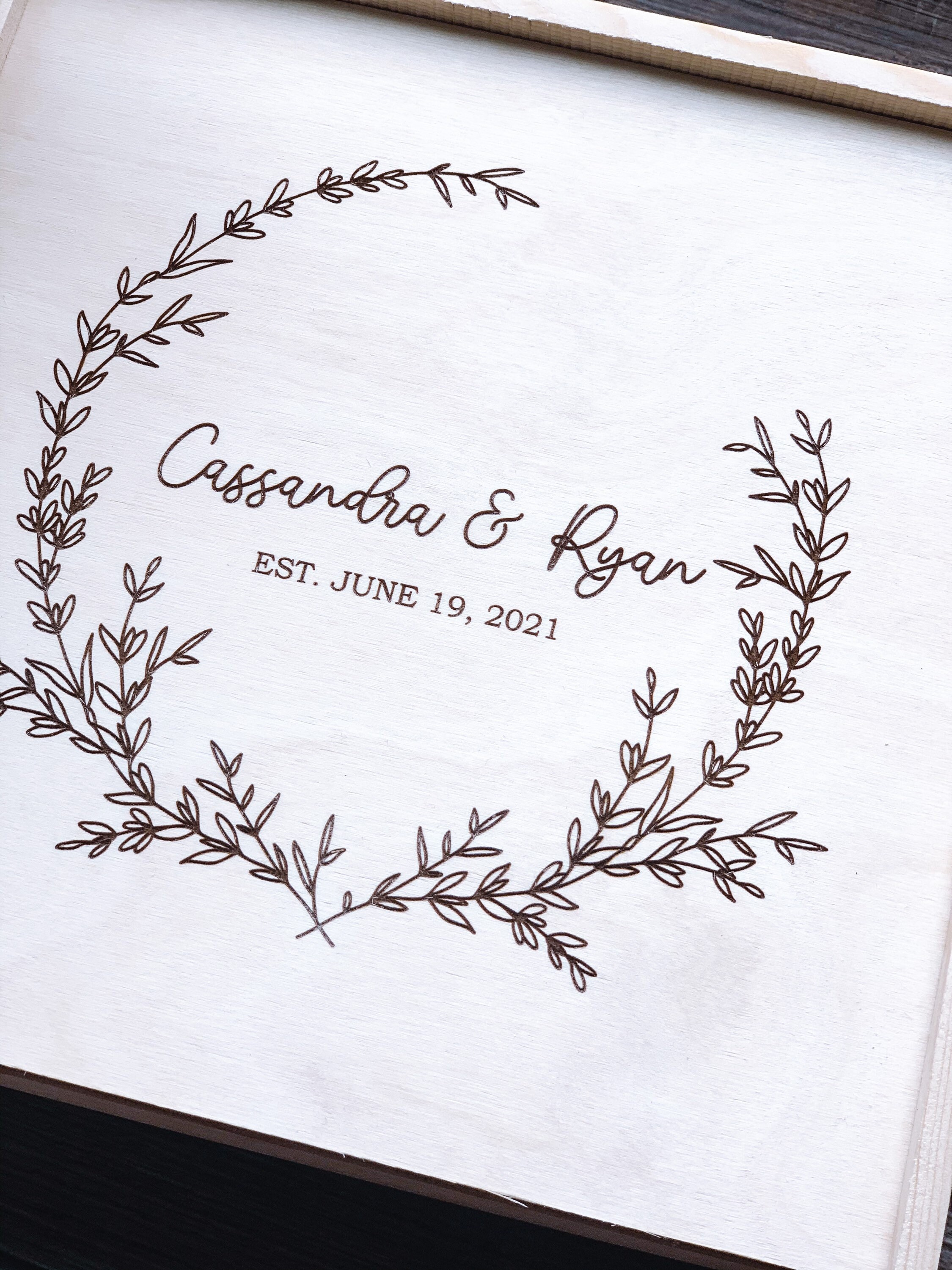 Large Wood Memory Box Photo Box Engraved Keepsake Box - Etsy