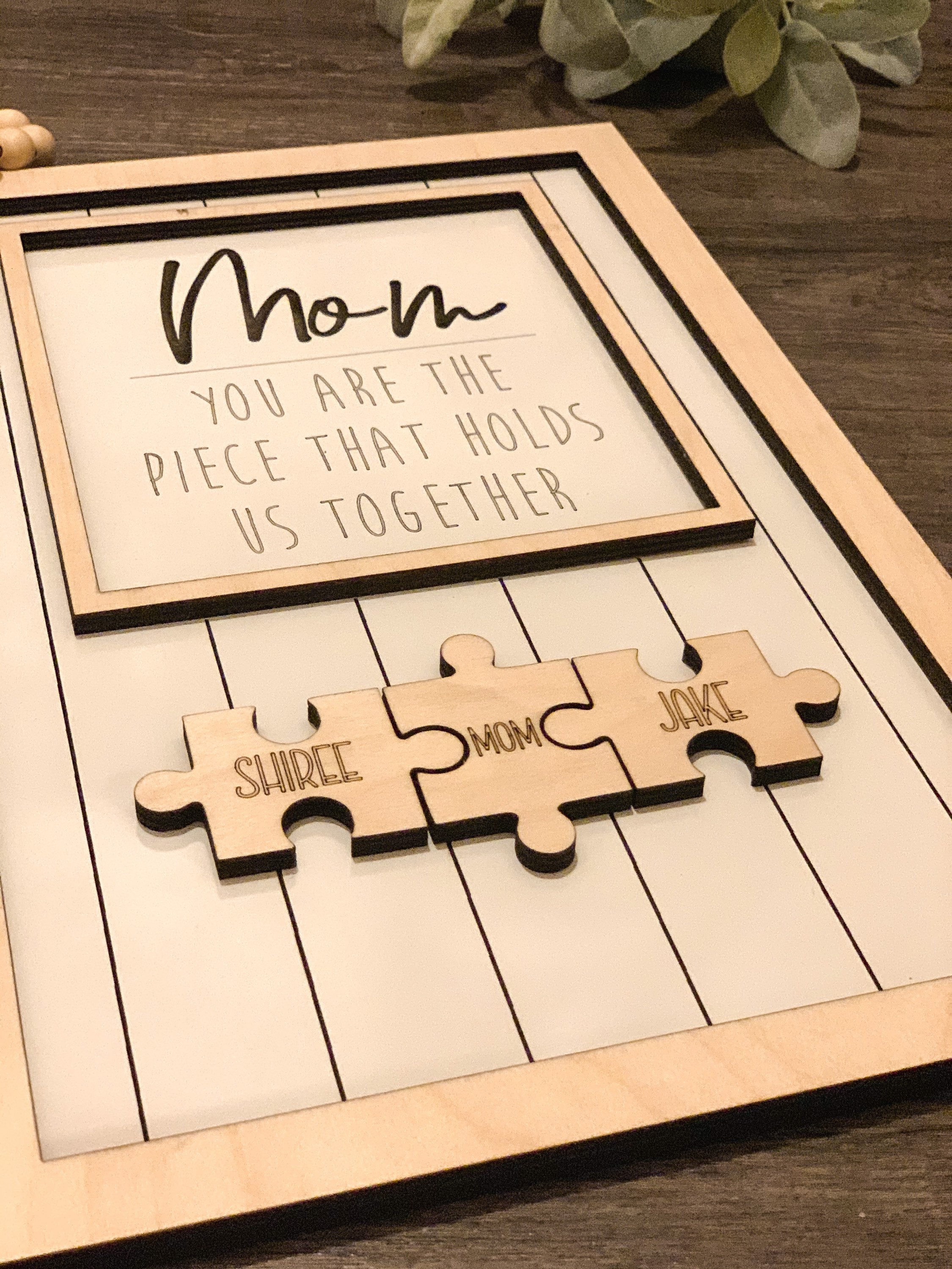 Mama Puzzle Zeichen Mama Puzzle Muttertagsschild | Etsy