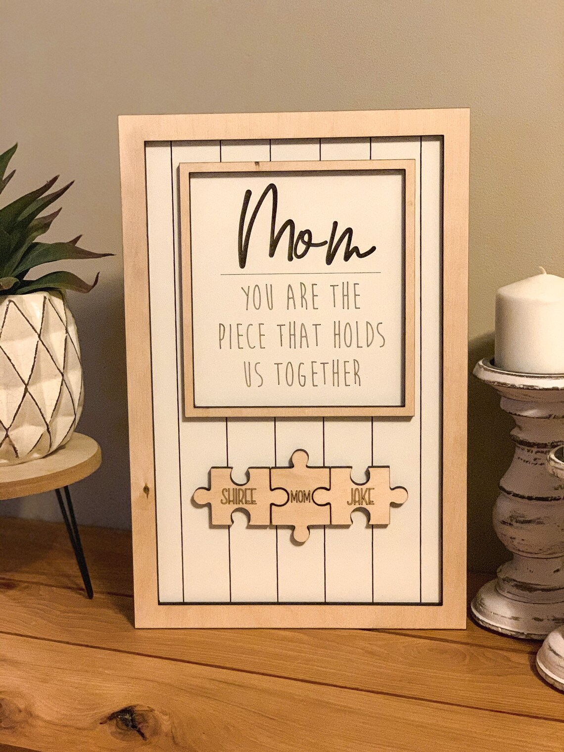 Mama Puzzle Zeichen Mama Puzzle Muttertagsschild | Etsy