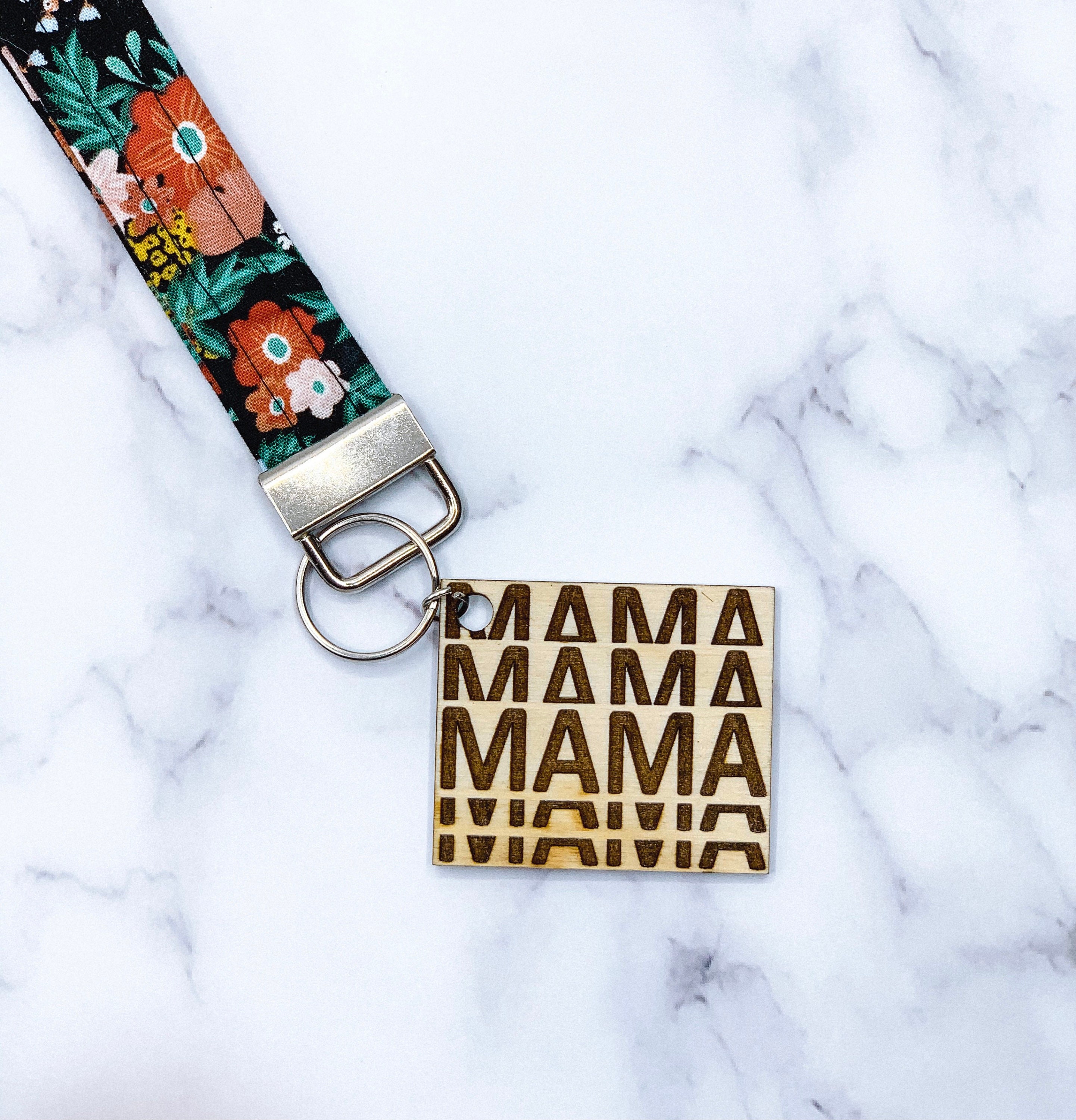 Wristlet Keychain Fabric Wristlet Cute Keychain Keychain - Etsy