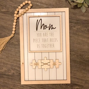 Mama Puzzle Zeichen Mama Puzzle Muttertagsschild | Etsy