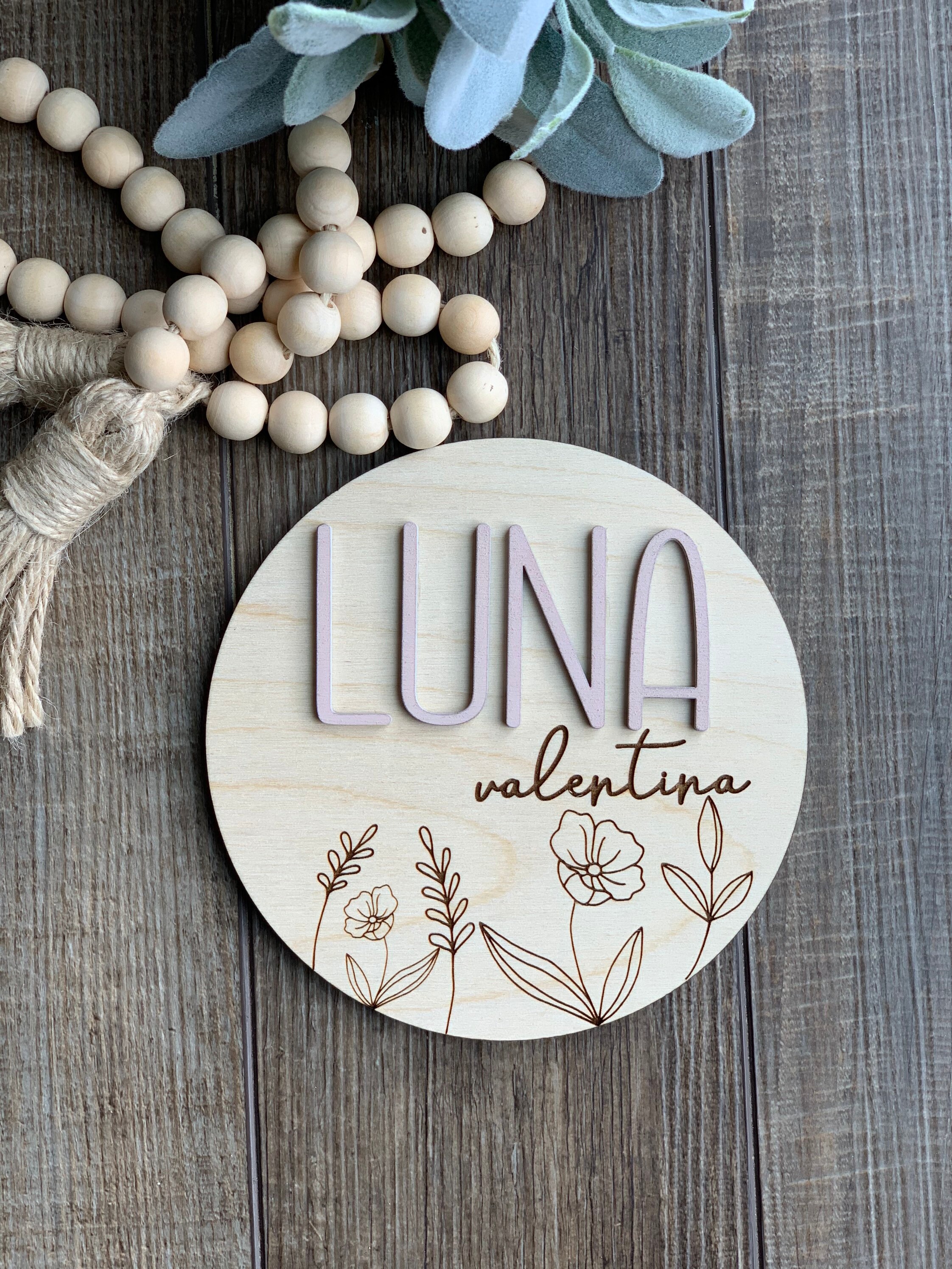 Baby Announcement Sign Newborn Name Sign Hospital - Etsy