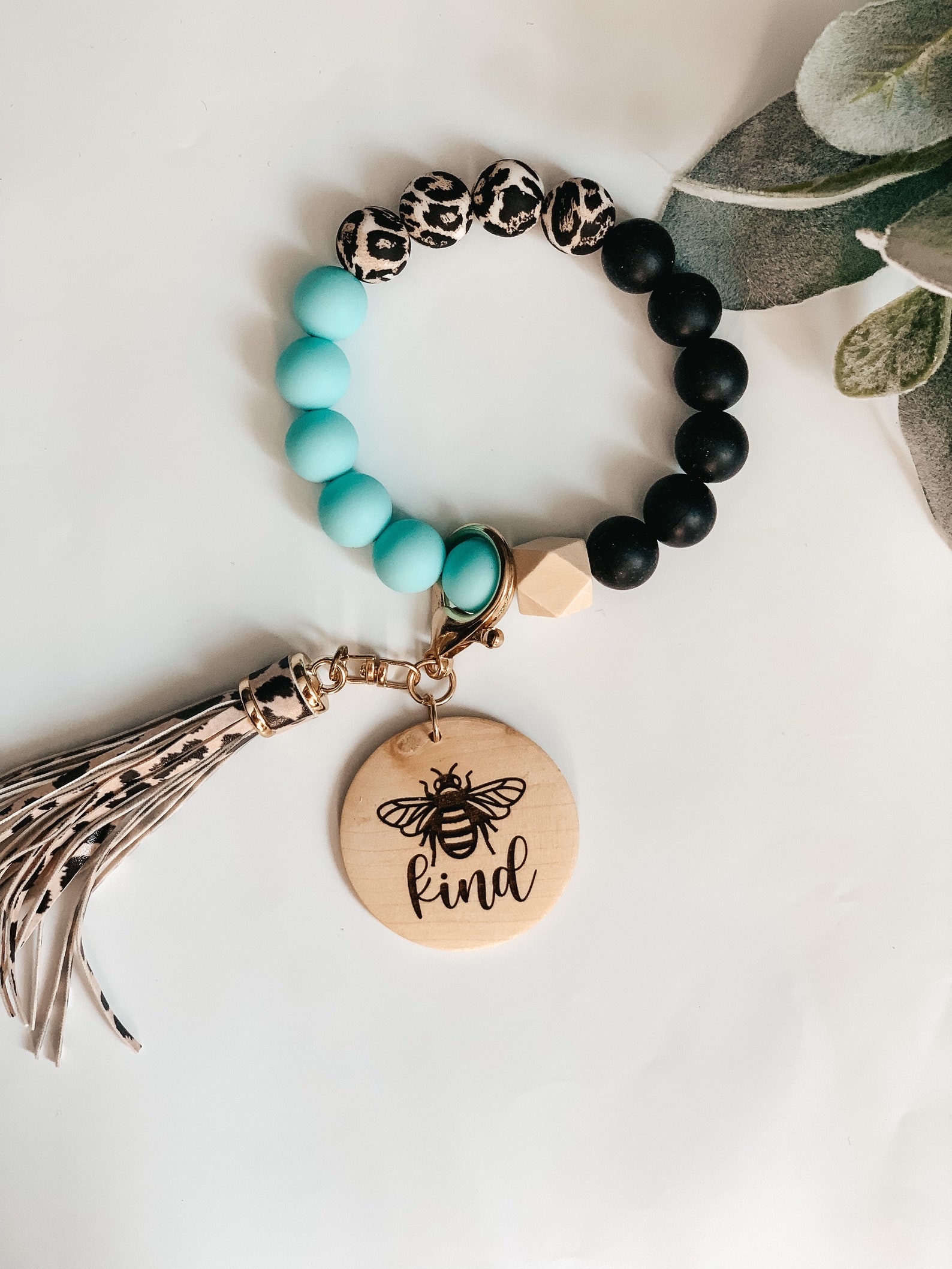 Beaded Wristlet Keychain Wristlet Keychain Silicone Bead - Etsy