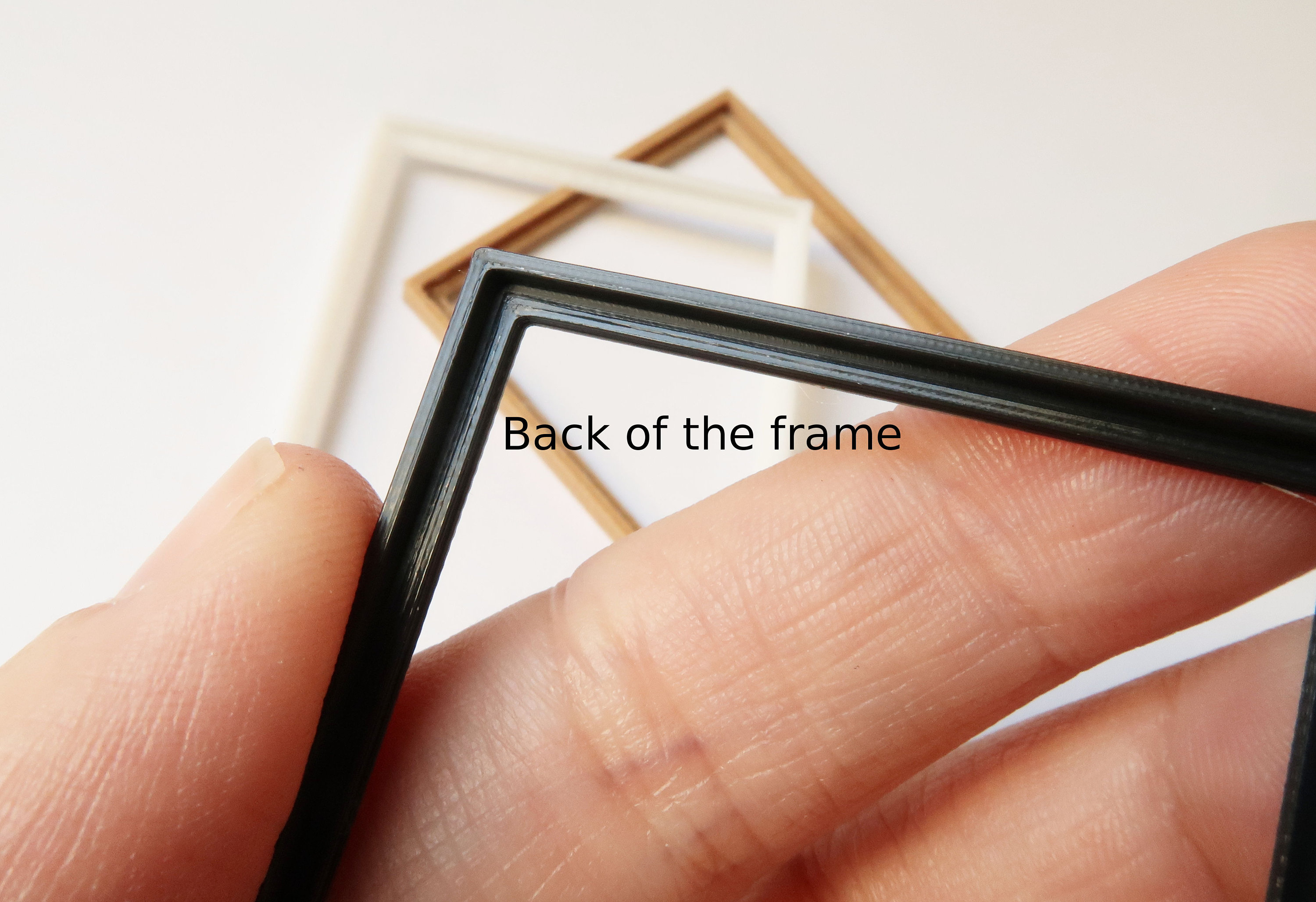 Set of 3 Miniature Picture Frames for Dollhouse Decoration, 1:12th ...