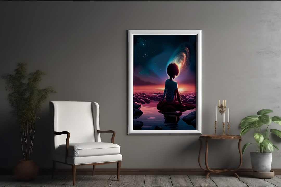 Black Digital Art African American Wall Art Black Culture - Etsy