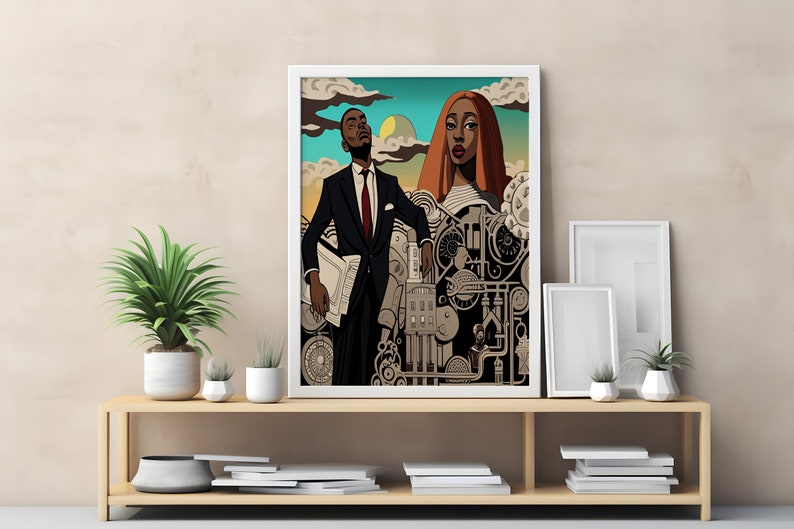 Black Digital Art African American Wall Art Black Culture Digital ...