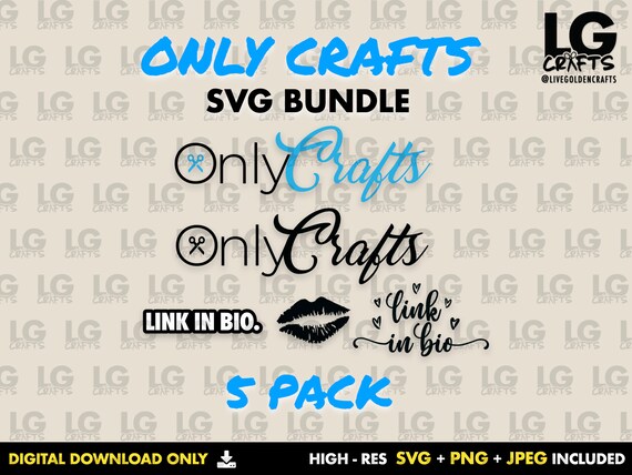 Only Crafts SVG Bundle SVG PNG Jpeg Cut File Craft Humor | Etsy