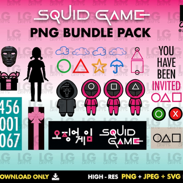 Squidgame Cards - Etsy