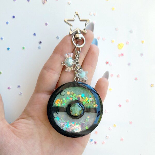 Pokeball Keychain - Etsy