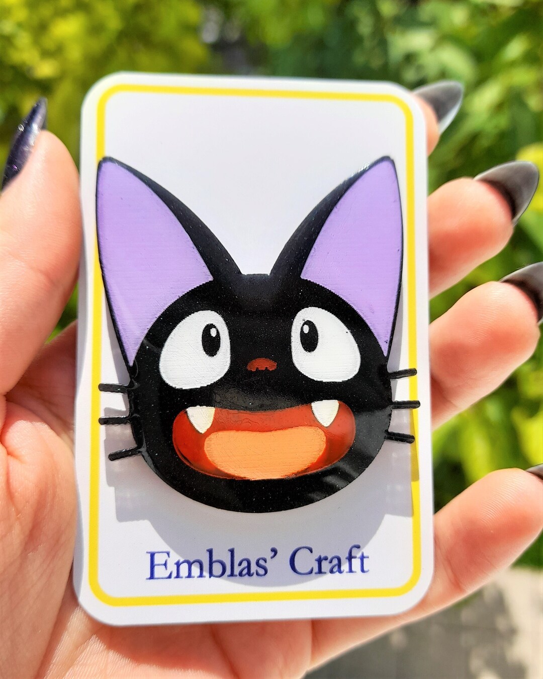 Jiji Pin, Jiji Cat, Jiji Kiki's Delivery Service Pin, Unique Gift, Gift ...