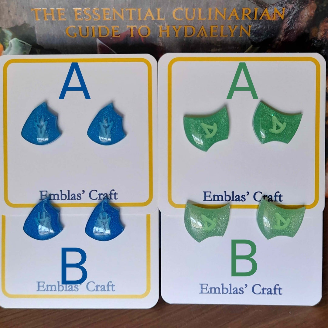 FFXIV Job Stone Earring Studs, Tank Job Stones, Healer Job Stones, DPS ...