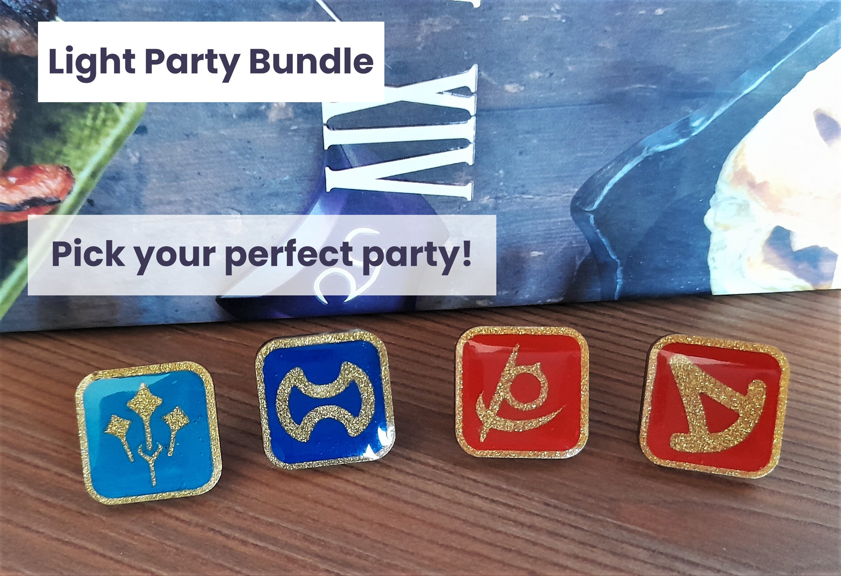 FFXIV Bundle, Final Fantasy XIV Gift Bundle, FFXIV Job Stones, Azem Pin ...