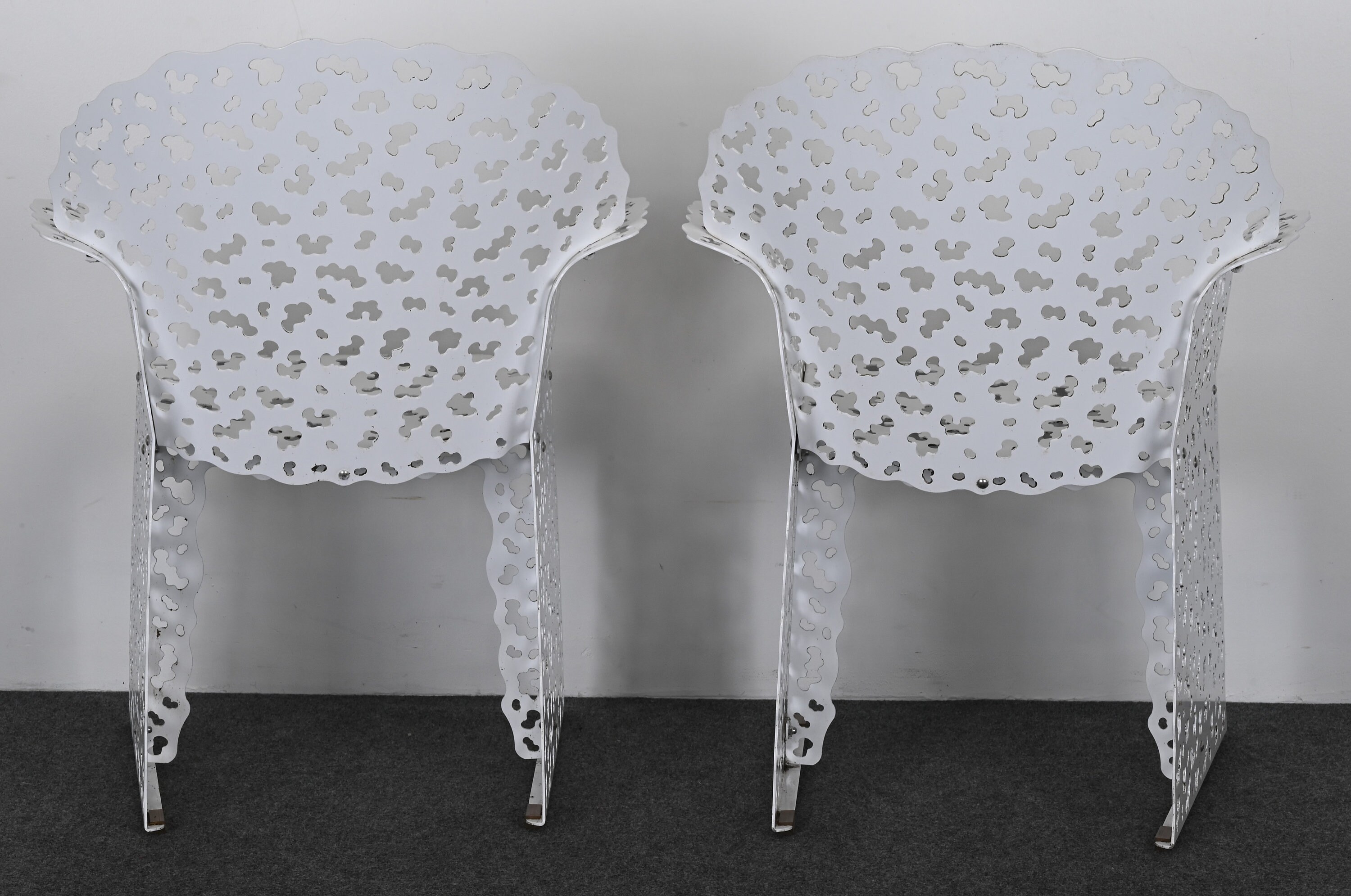 Richard Schultz Set of Six Topiary Collection Dining Chairs for Knoll ...