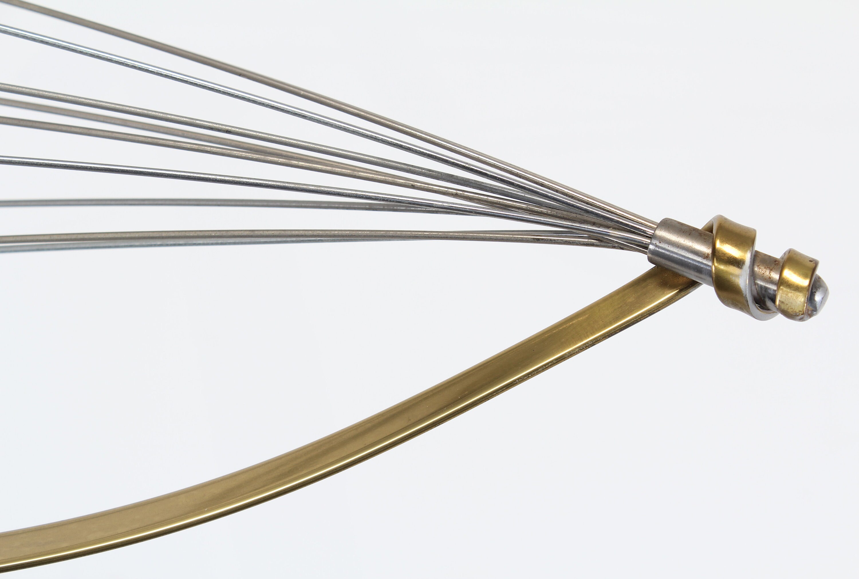 Curtis Jere Brass Spray Sculpture on Marble Base With Pedestal, 1970 - Etsy