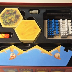 Settlers of Catan Piece Organizer Holders Player Trays Insert Fit Into ...