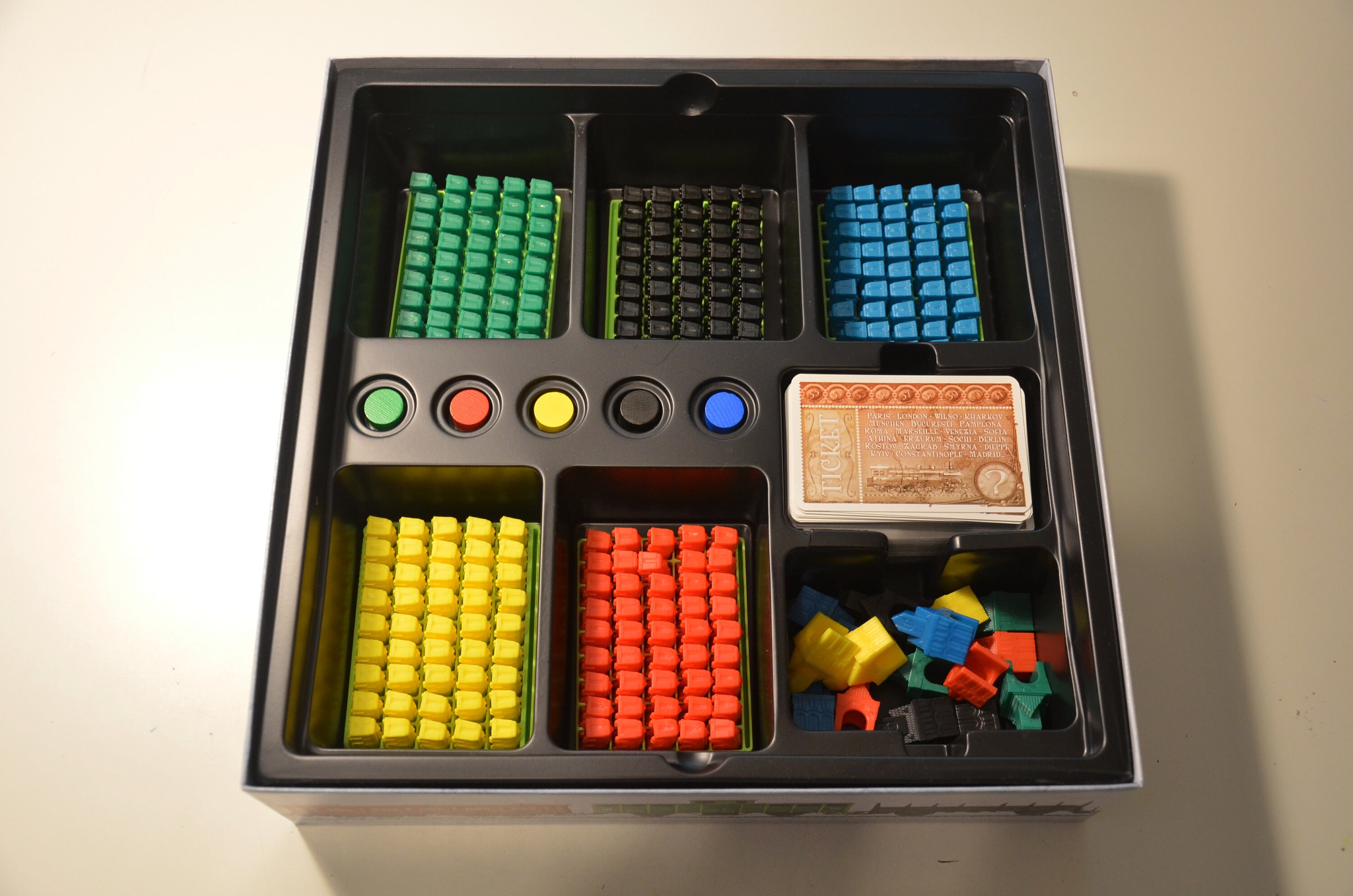 Ticket to Ride 5PCS Europe Trains Organizer Holders Trays - Etsy UK