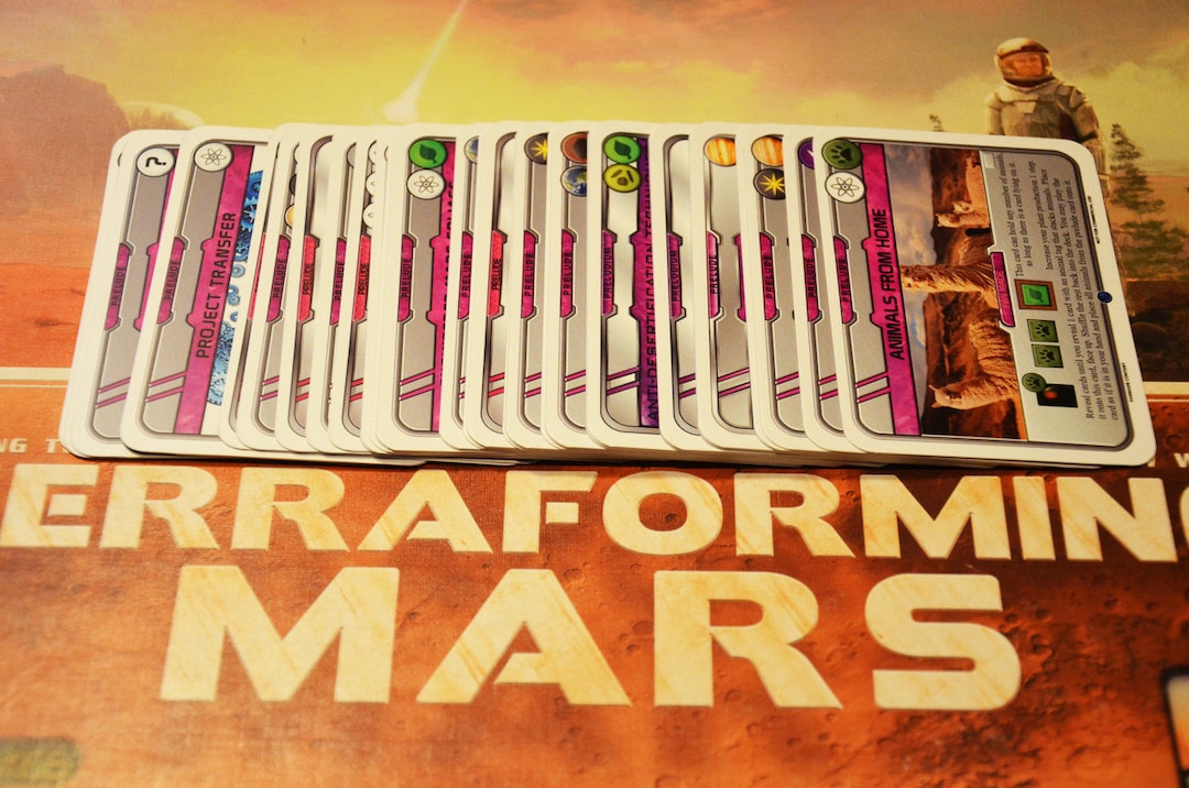 Terraforming Mars 40 New Prelude Cards Fans Made - Etsy
