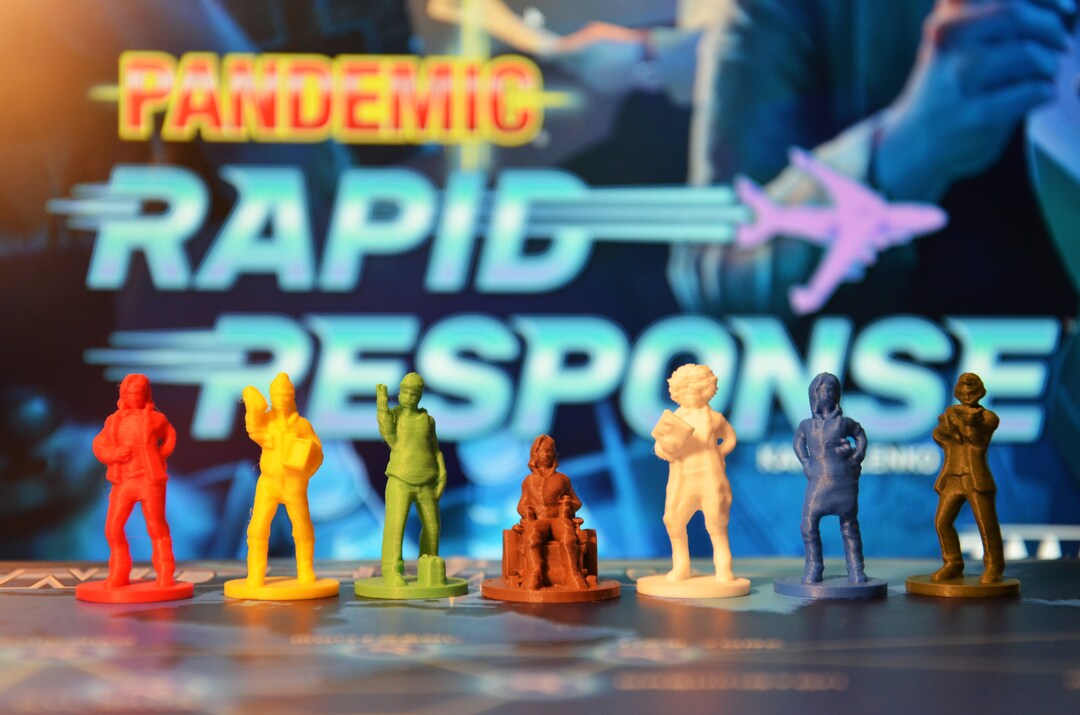 Pandemic: Rapid Response Miniatures Pawns Miniatures Markers Meeples - Etsy