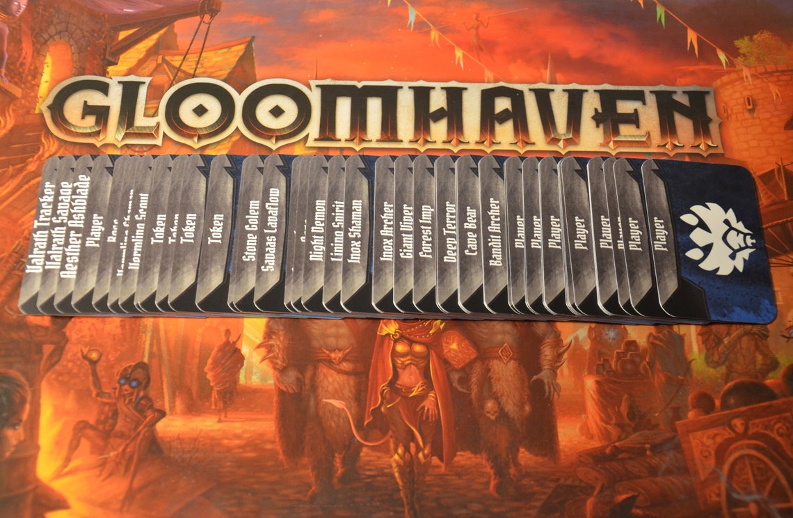 Gloomhaven Initiative Cards Fans Made Including Forgotten Circles - Etsy