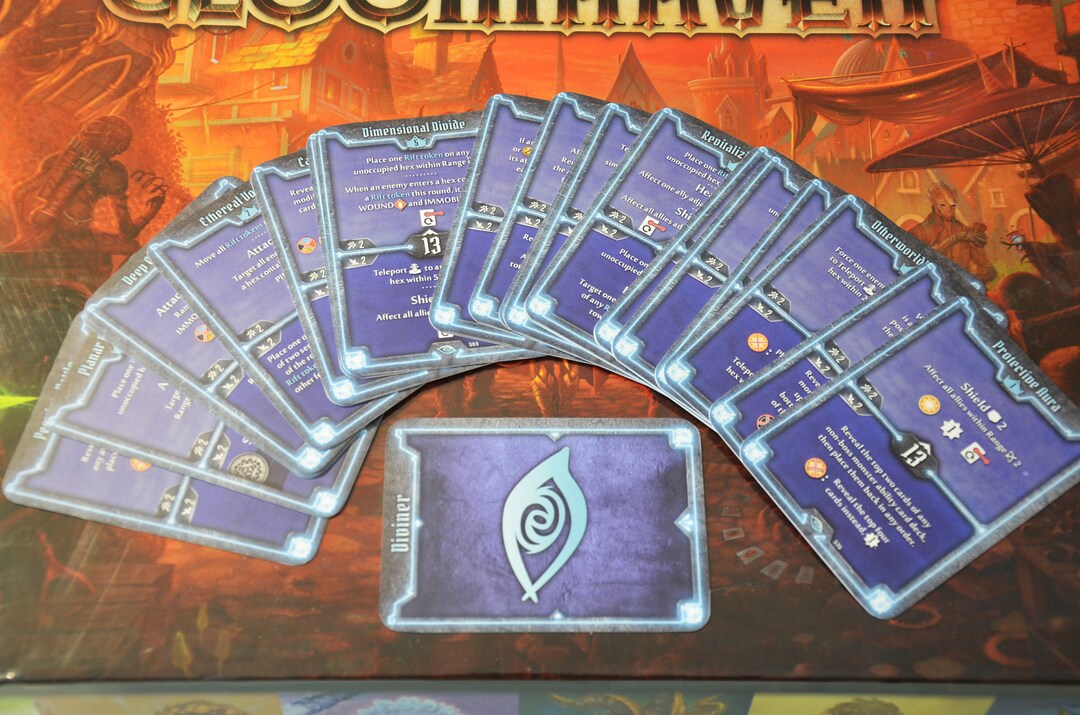 Gloomhaven Forgotten Circles Updated Diviner Ability Cards - Etsy