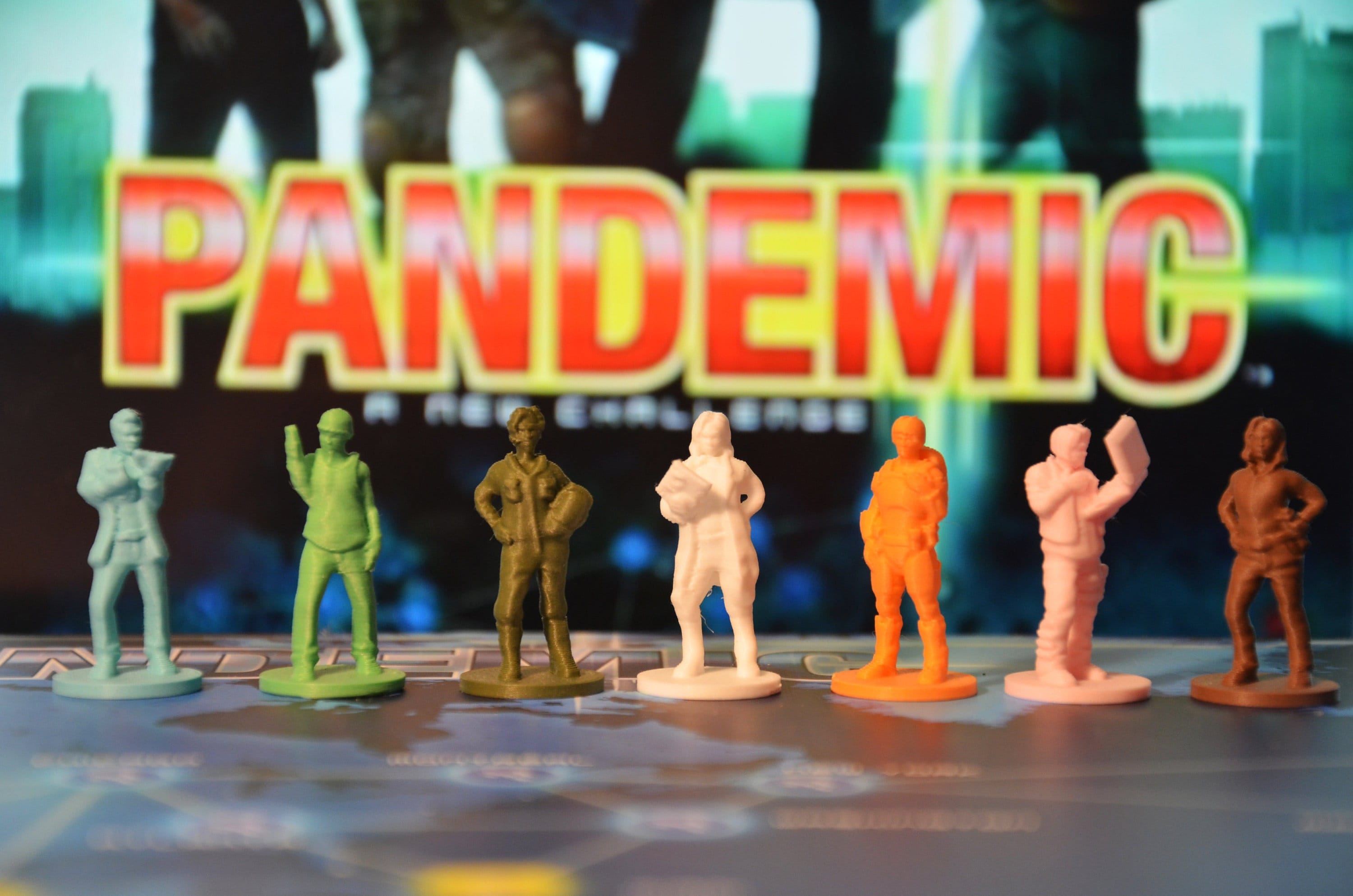 Pandemic Meeple Miniatures Pawns Tokens - Etsy