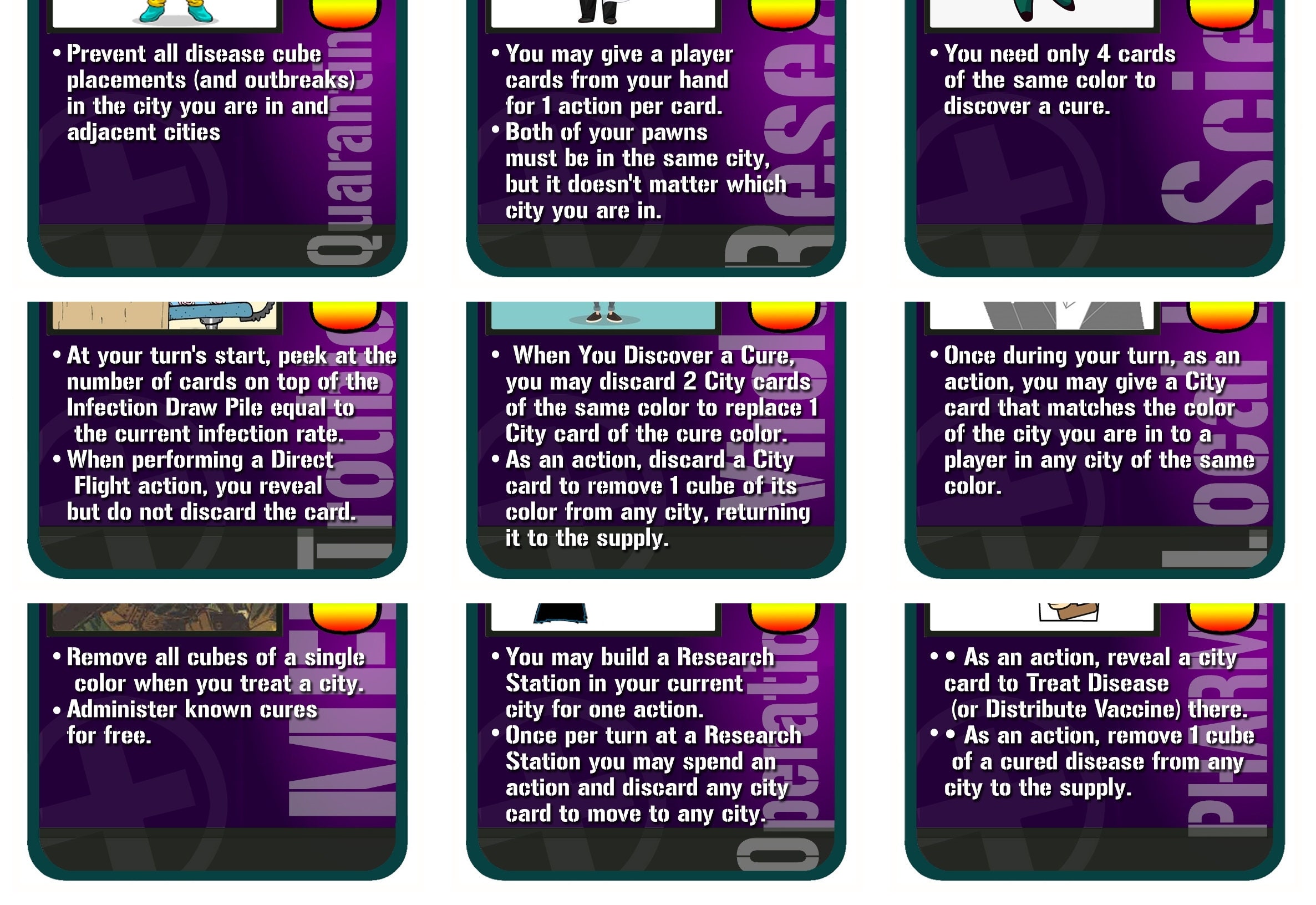 Pandemic New Roles Cards Fans Made - Etsy Australia