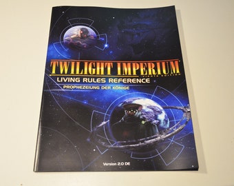 Twilight Imperium 4th Edition Prophecy of Kings Rules - Etsy