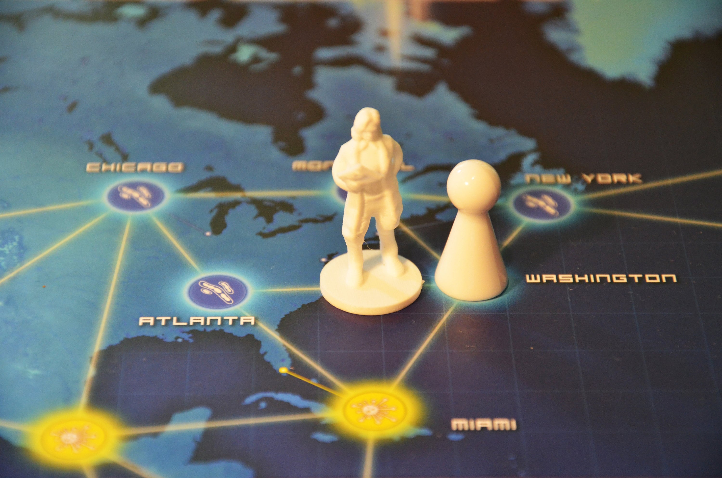 Pandemic Meeple Miniatures Pawns Tokens - Etsy