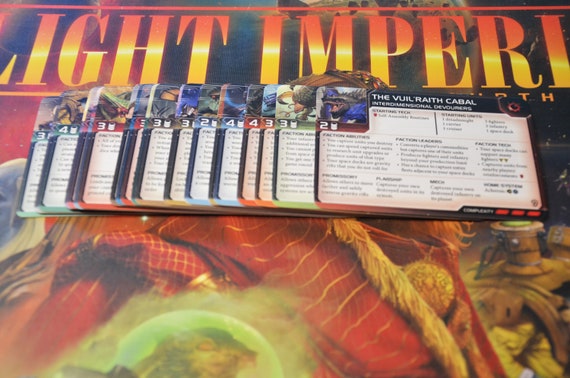 ONLY 24 Faction Reference Cards From Twilight Imperium Codex - Etsy