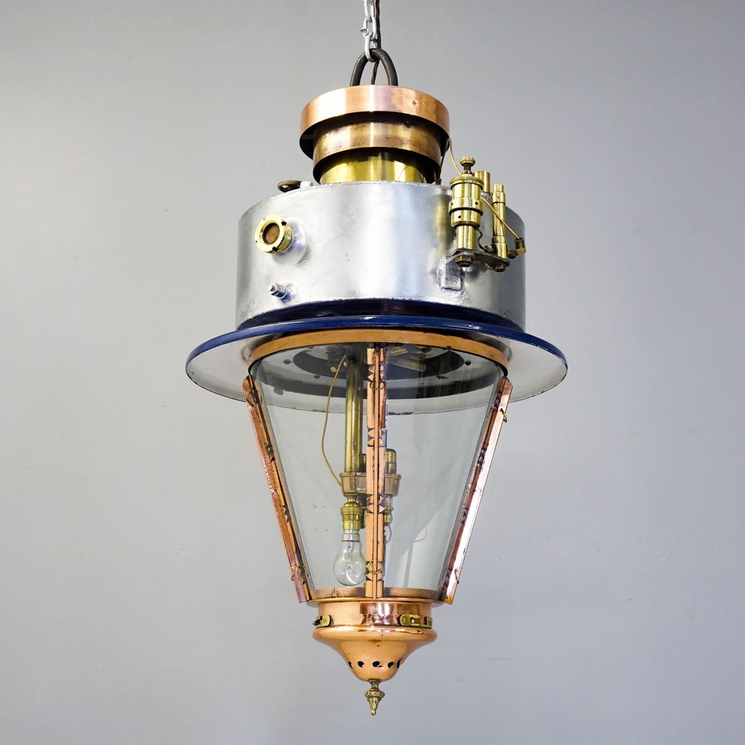 Very Large Industrial Pendant Light - Etsy