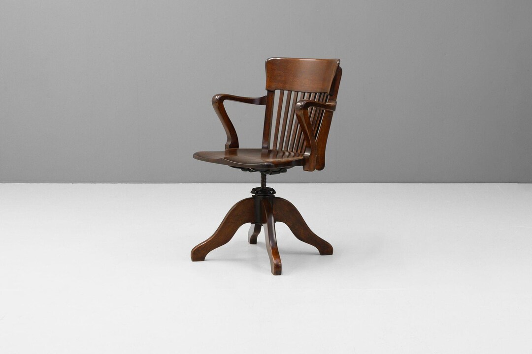 Walnut Office Chair - Etsy