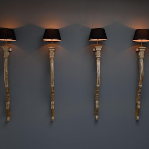 Set of Four Large Wall Sconces - Etsy