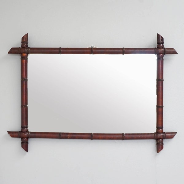 Bamboo Mirror - Etsy